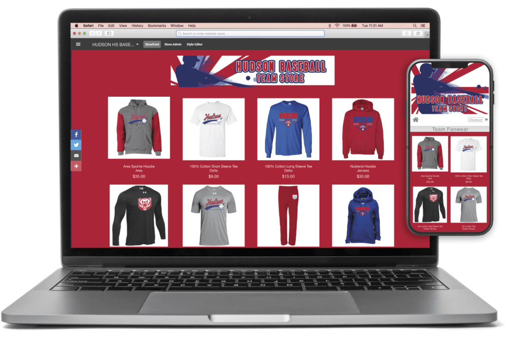 Custom Team Store | Design & Sell Custom Sportswear - Ares Sportswear
