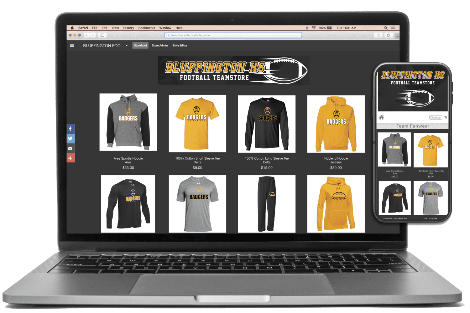 Custom Football Apparel | Sportswear