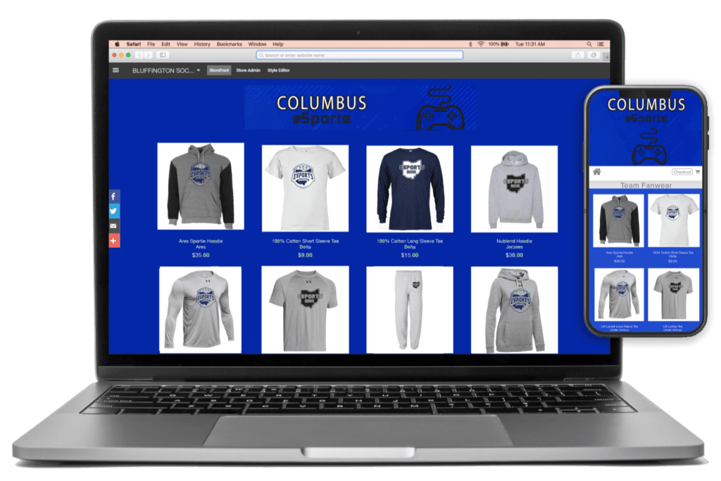 Custom Team Store | Design & Sell Custom Sportswear - Ares Sportswear